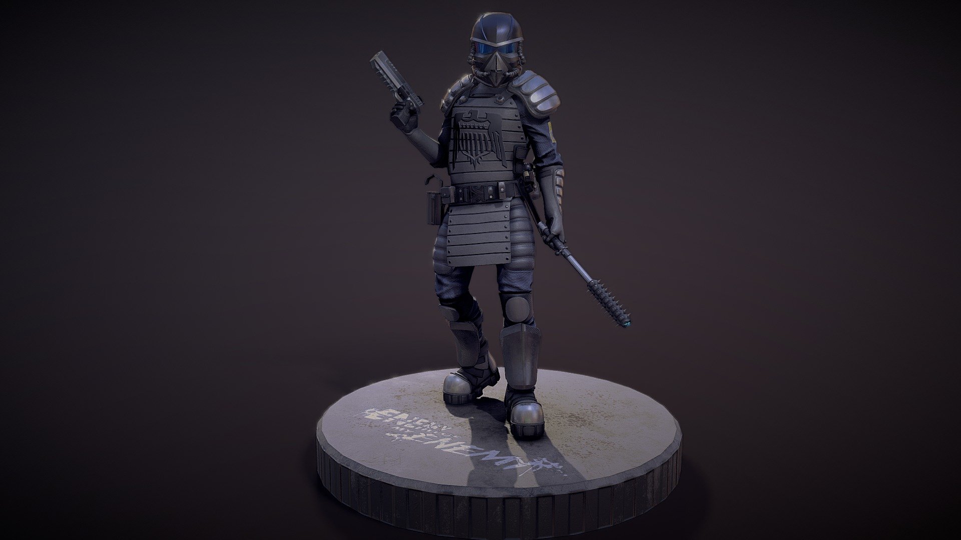 Federation Soldier Pose B - 3D model by grico316 [6b61583] - Sketchfab
