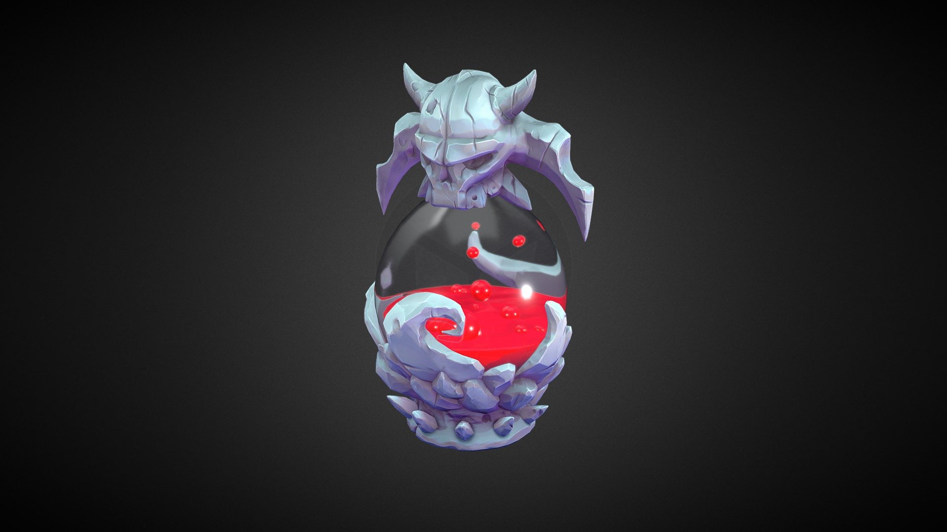 Health potion - 3D model by ChillSeal [6b65f2a] - Sketchfab