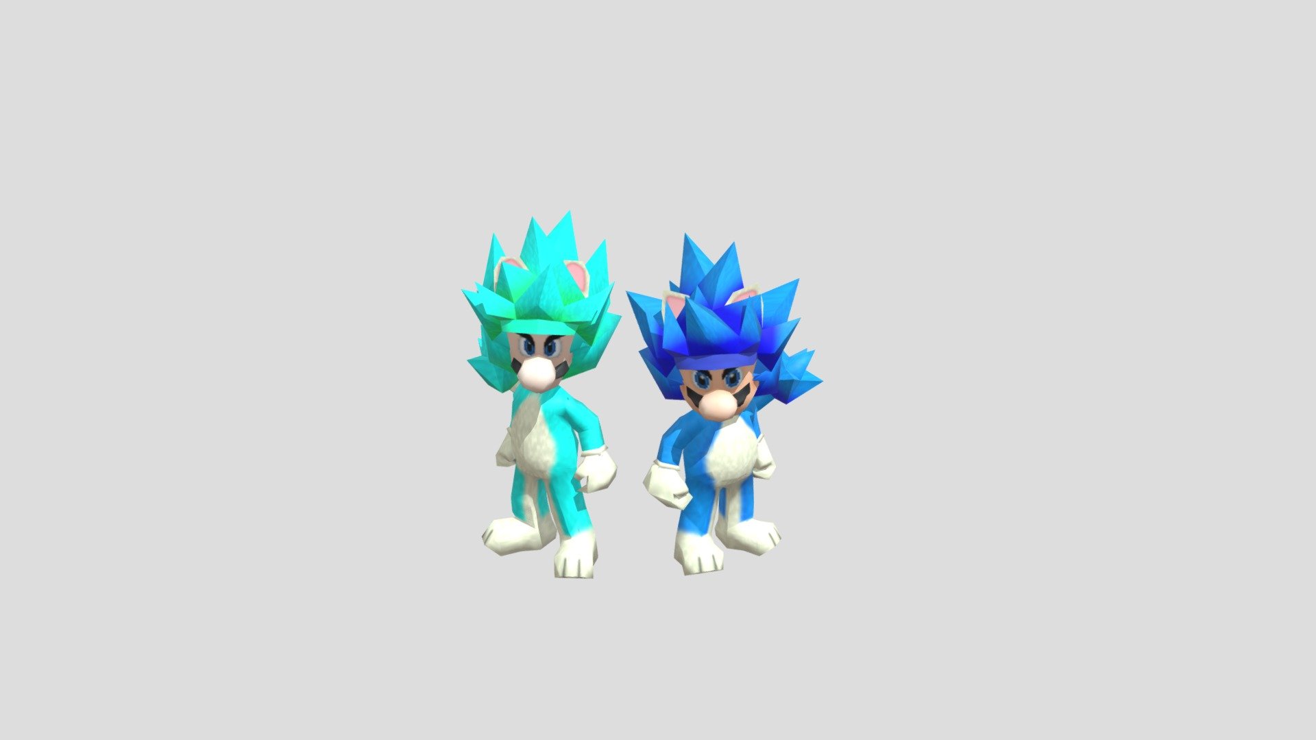 Mairo_Luigi - 3D model by 2984116209 [6b66064] - Sketchfab