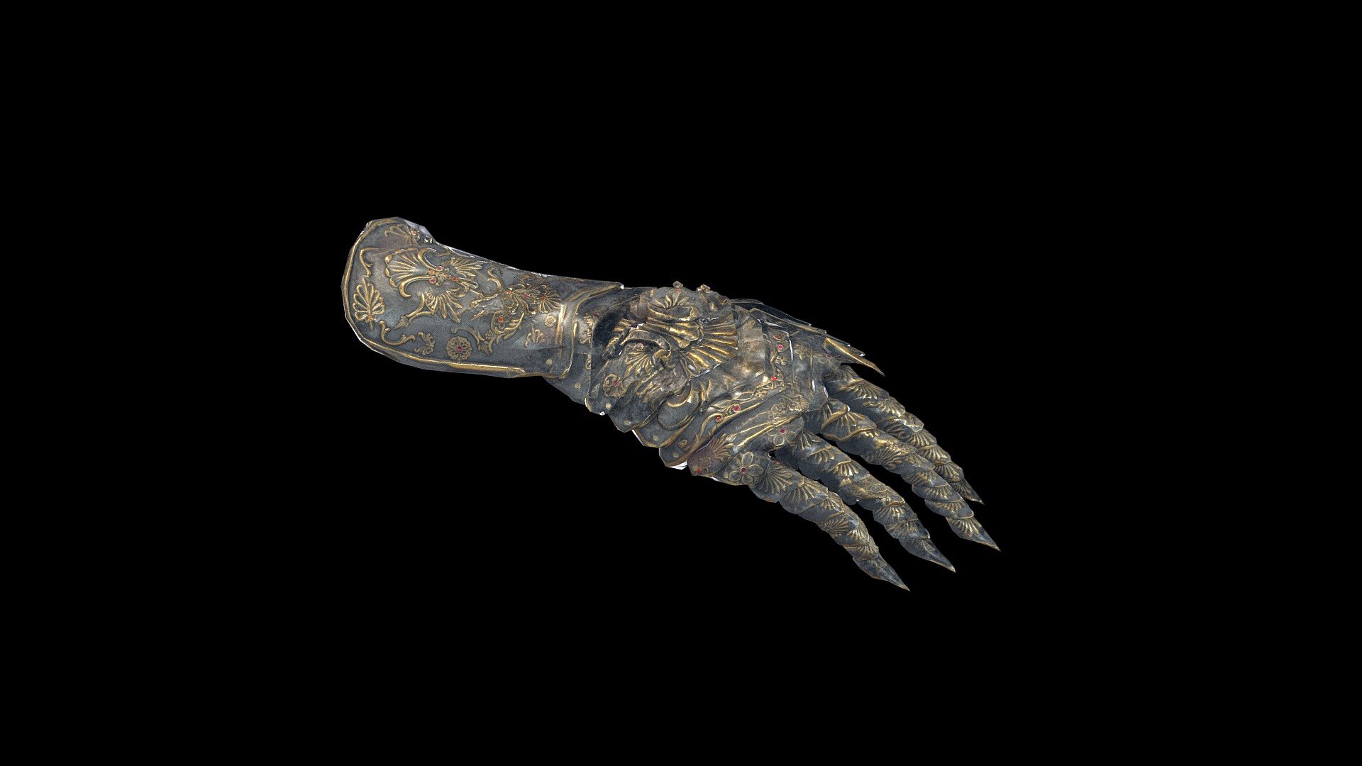 Worn Old Gauntlet - Download Free 3D model by ithesus [6b671f7] - Sketchfab