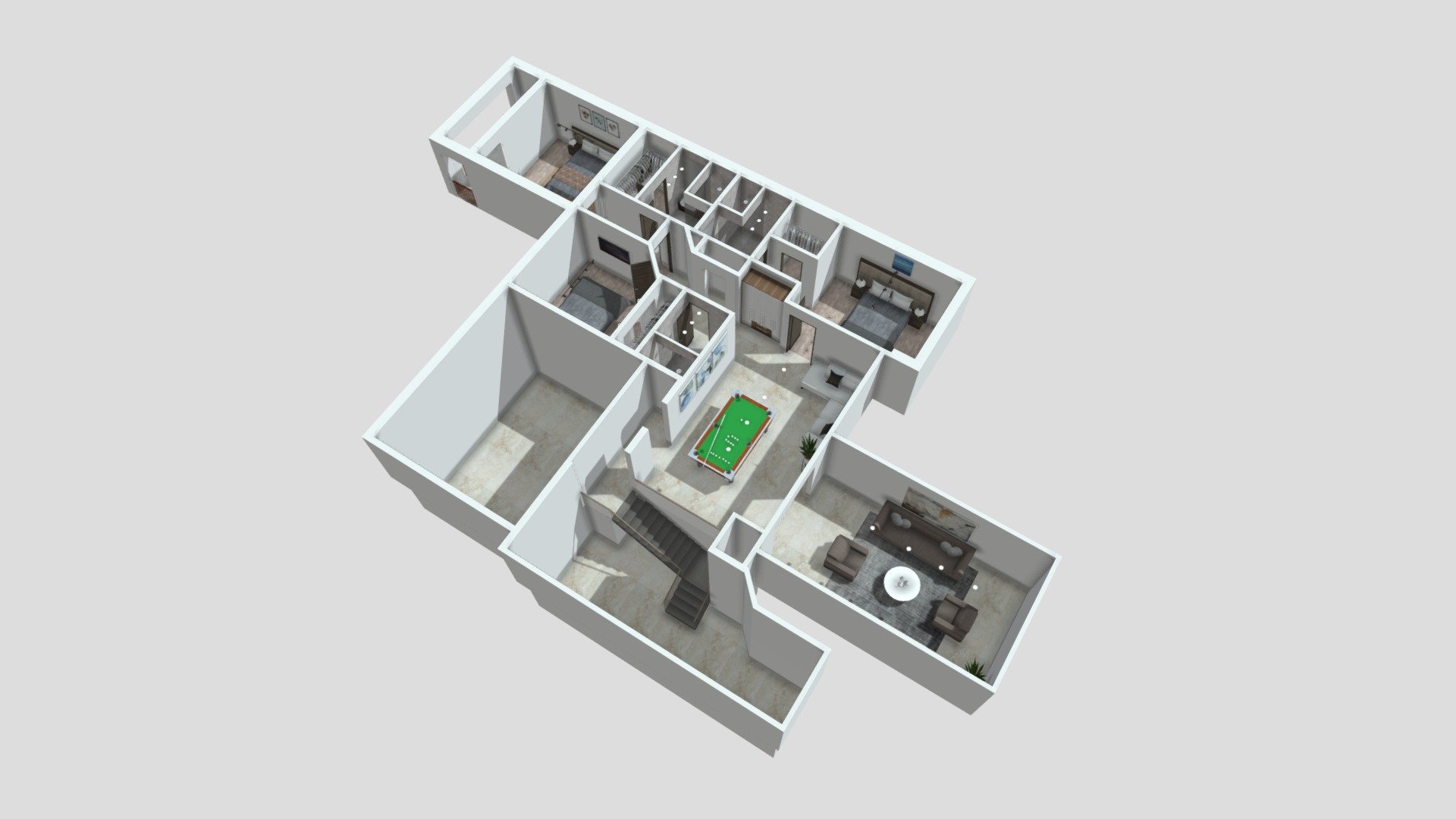 1st floor - 3D model by long_vn [6b68bc9] - Sketchfab