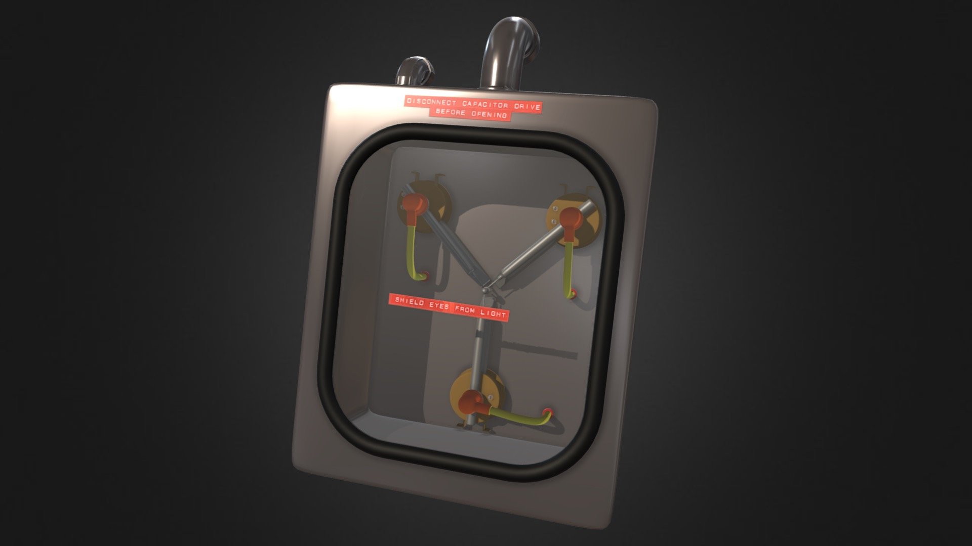 Flux Capacitor - 3D model by paulelderdesign [6b69a83] - Sketchfab