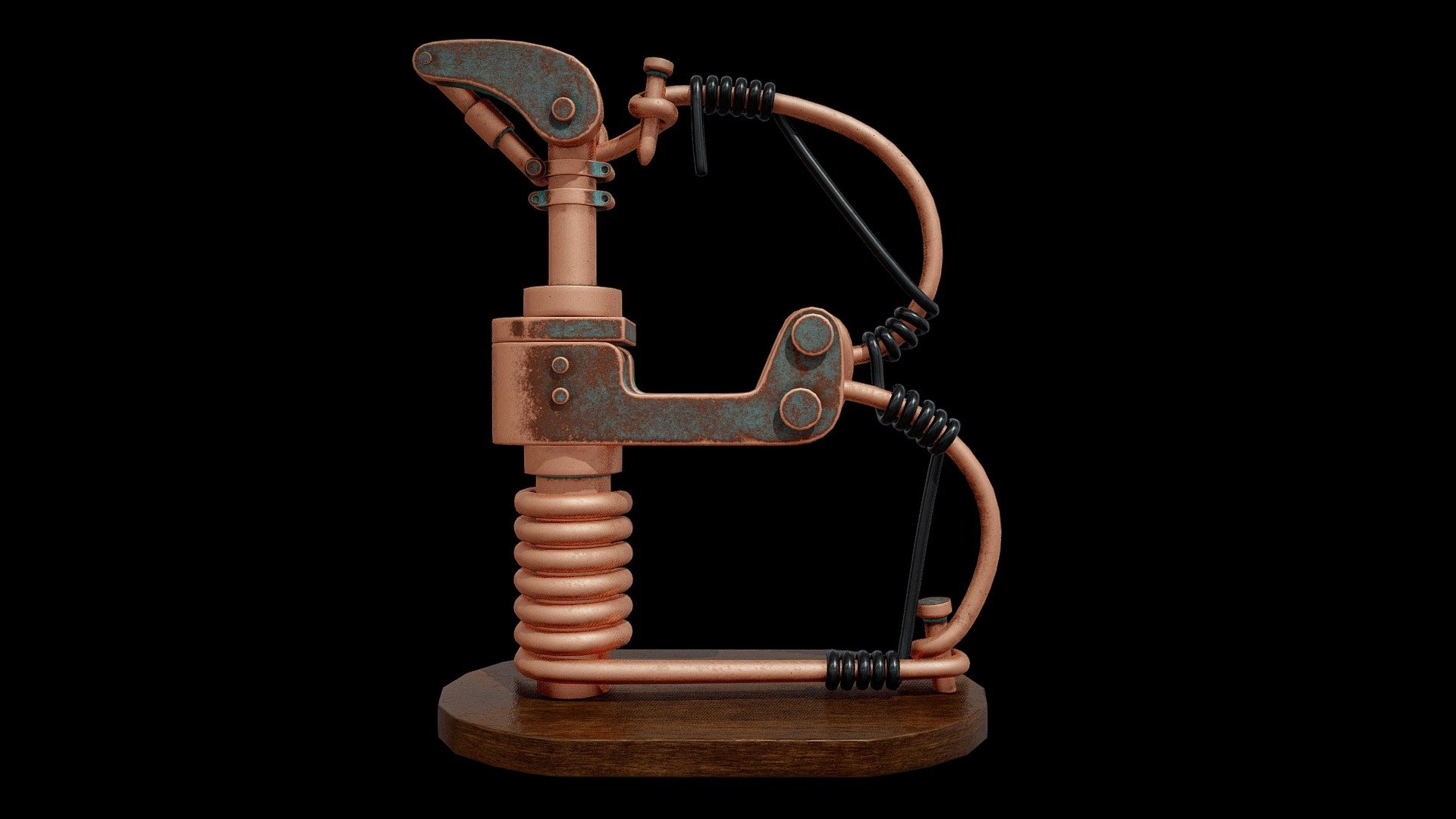 36 DAYS OF TYPE, ETERNAL STEAM, 3D LETTER SET, B - 3D model by ...