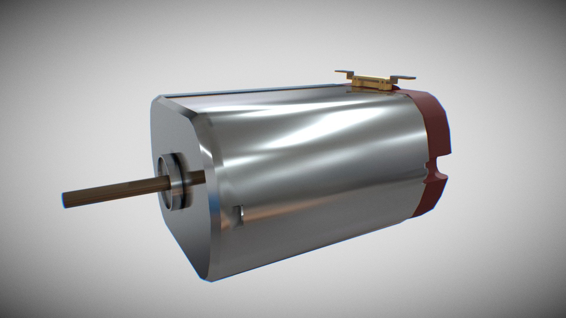 Type 130 DC Brushless Motor - Download Free 3D model by ...