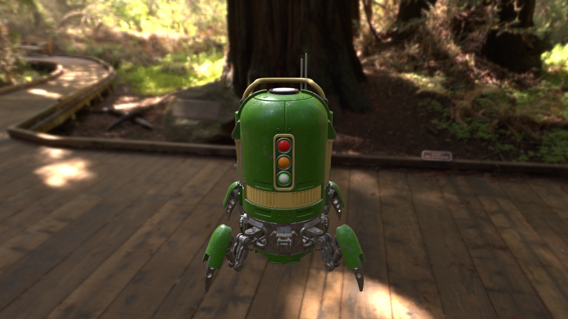 Spider Bot (John Deere) - 3D model by cenna1 [6b6c7c6] - Sketchfab