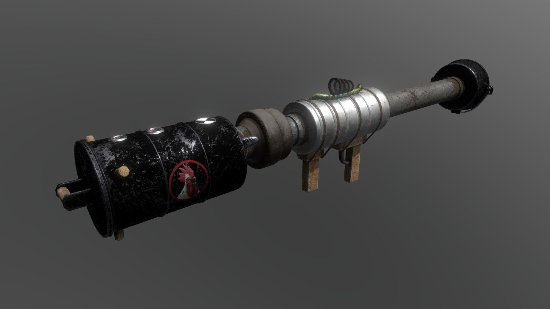 The Magnificent Chicken Launcher - 3D model by FreakazoidRobot [6b6de08 ...