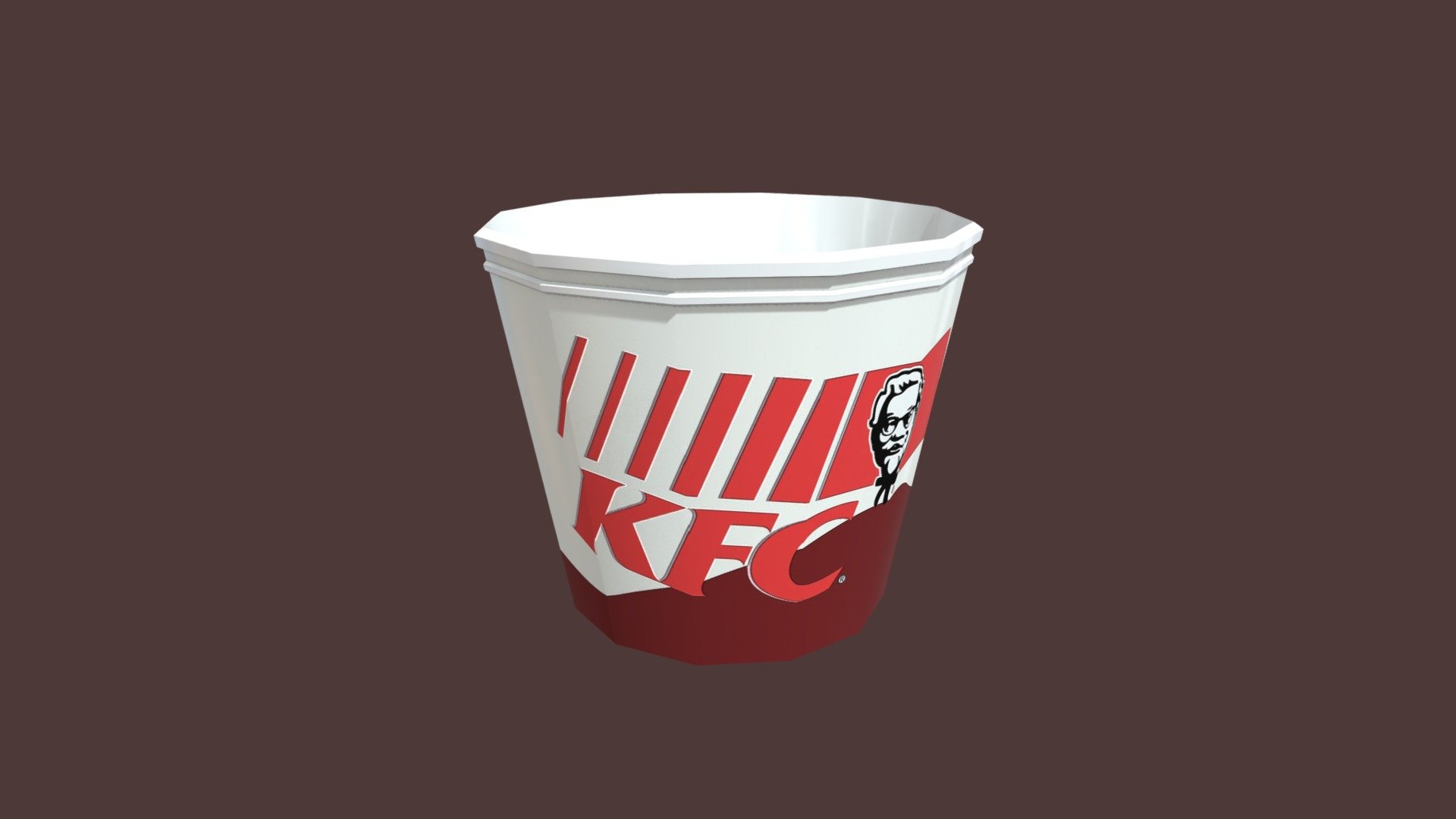 kfc-bucket ModelNtextures - Download Free 3D model by geo3DnFX [6b6f5db ...