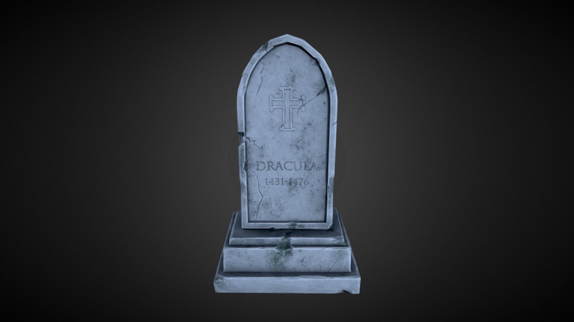 Dracula Tombstone - 3D model by ozanicen [6b707a8] - Sketchfab
