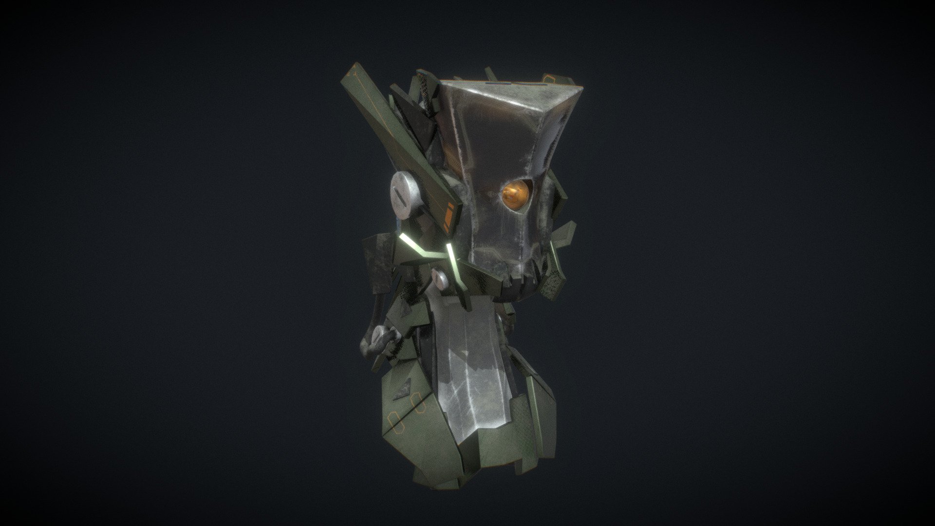 D Bot Head Test - 3D model by dandan.artist [6b7096c] - Sketchfab