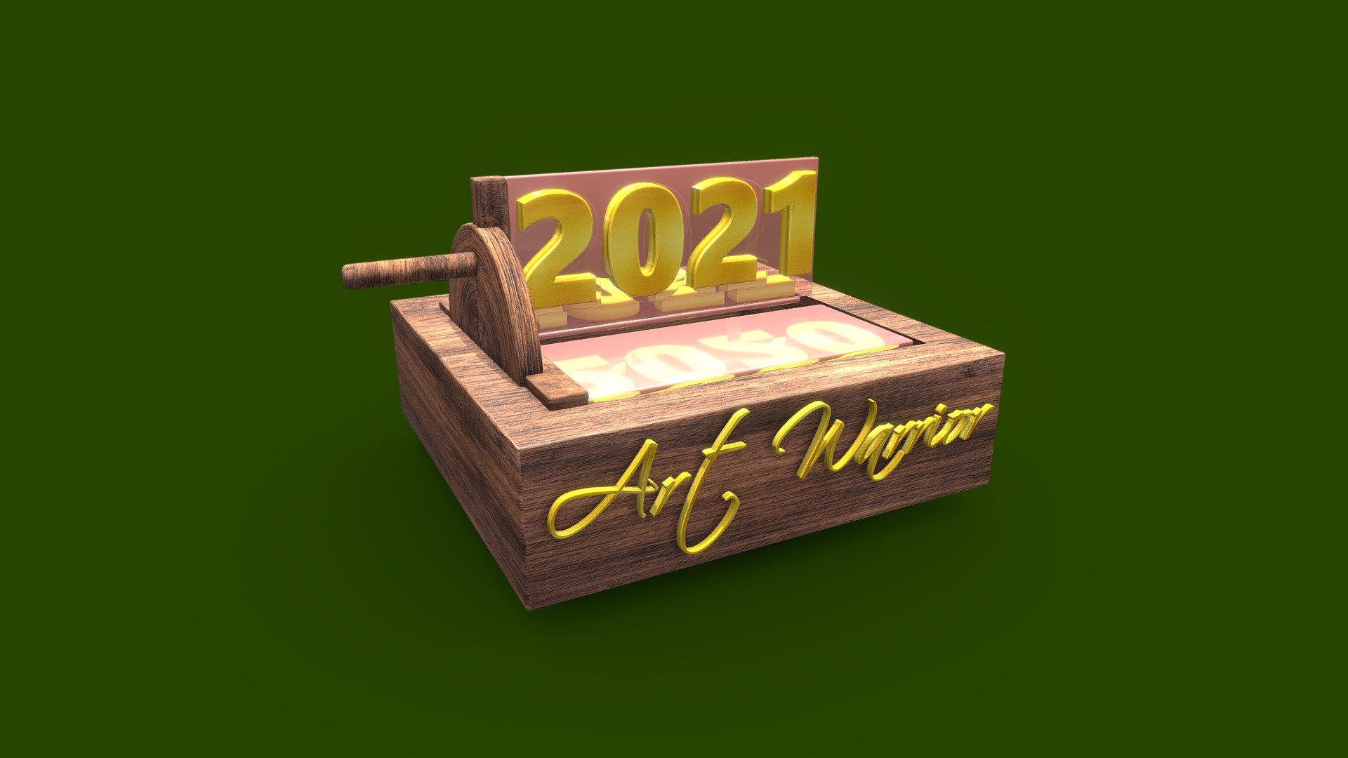 Artwarrior change Year - Download Free 3D model by MichaelGichane ...
