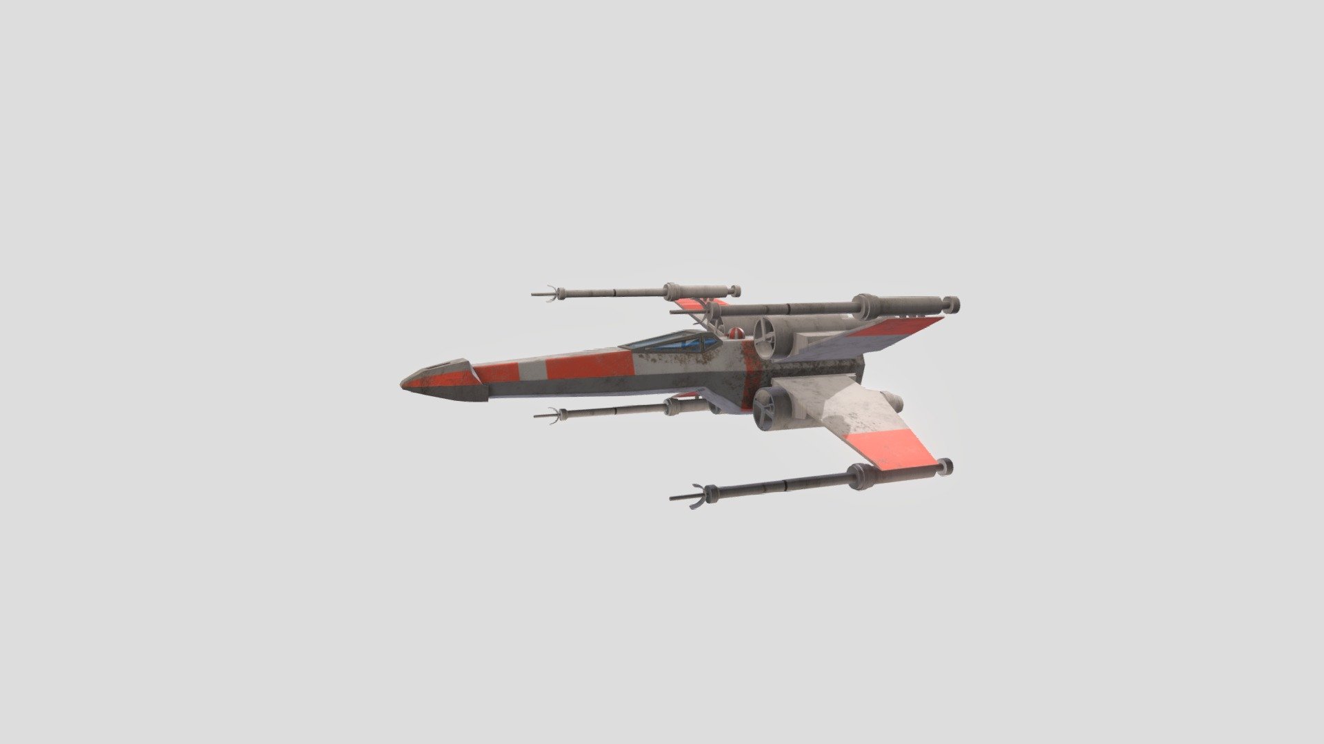 X-Wing Retextured - 3D model by jornd [6b73767] - Sketchfab