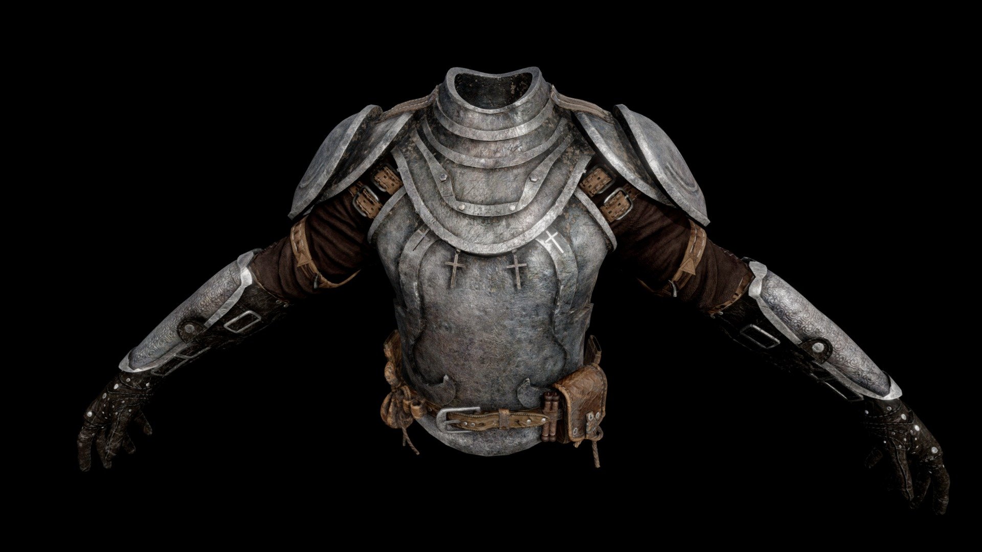 Free Man Fantasy Armor - 6 - Download Free 3D model by Kaan Tezcan ...