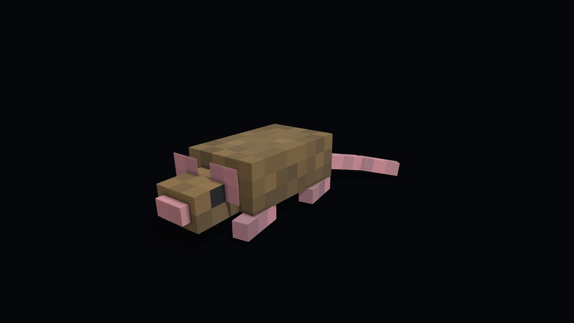 Rat - Minecraft Model - 3D model by PadawanAmy [6b770ef] - Sketchfab
