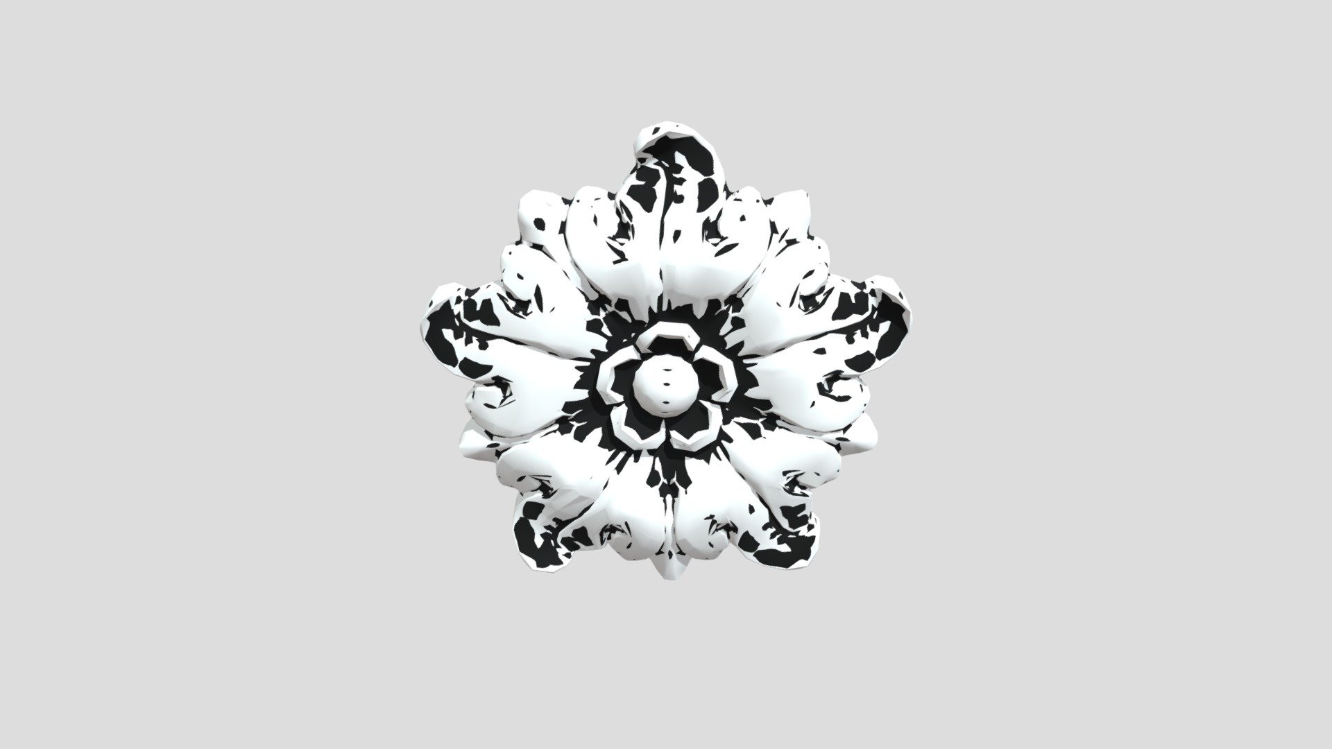 Round Floral Carving - Download Free 3D model by Minhly [6b77fc0 ...