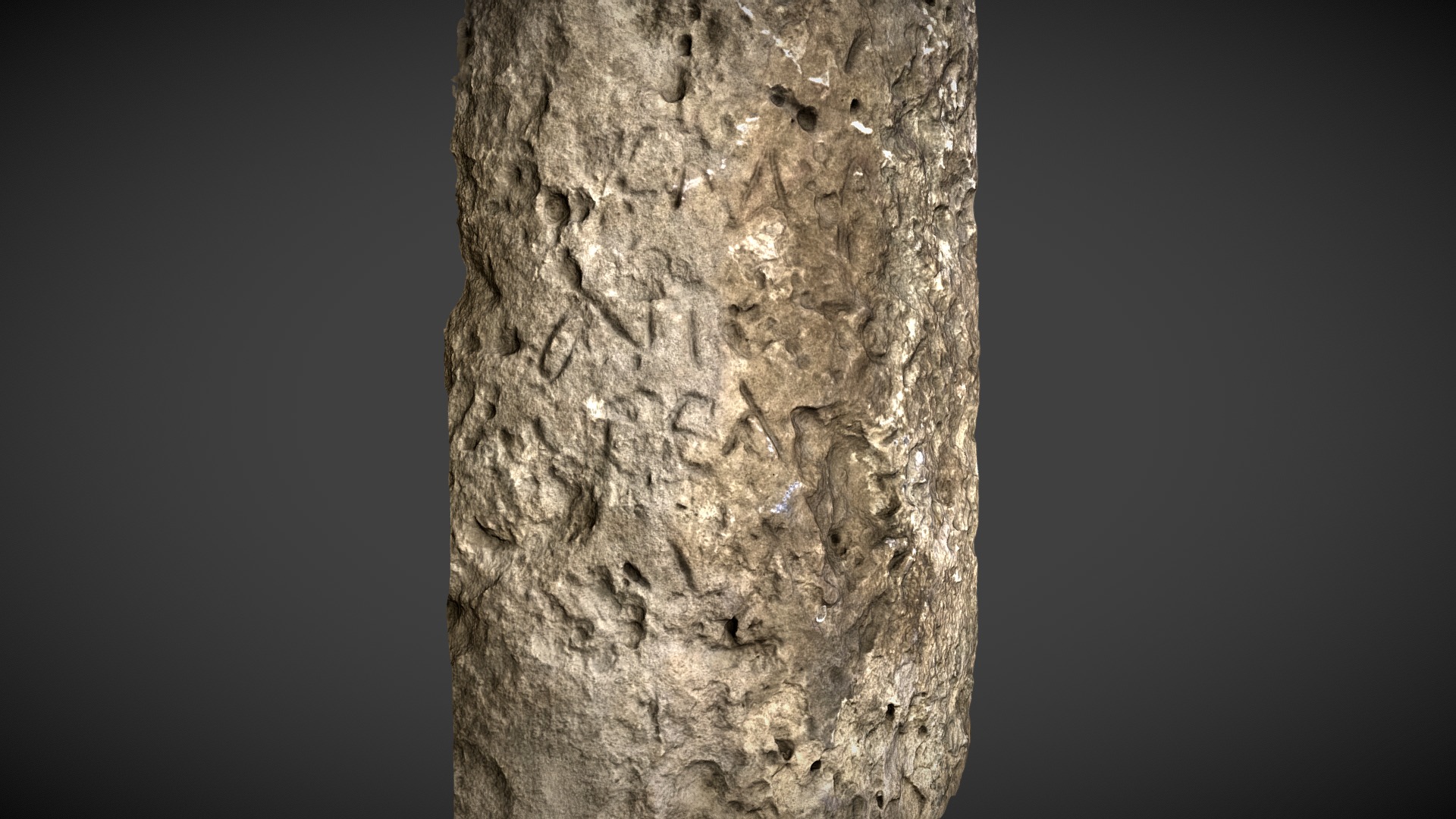 Roman milestone: detail - 3D model by Moshe Caine (@moshecaine ...