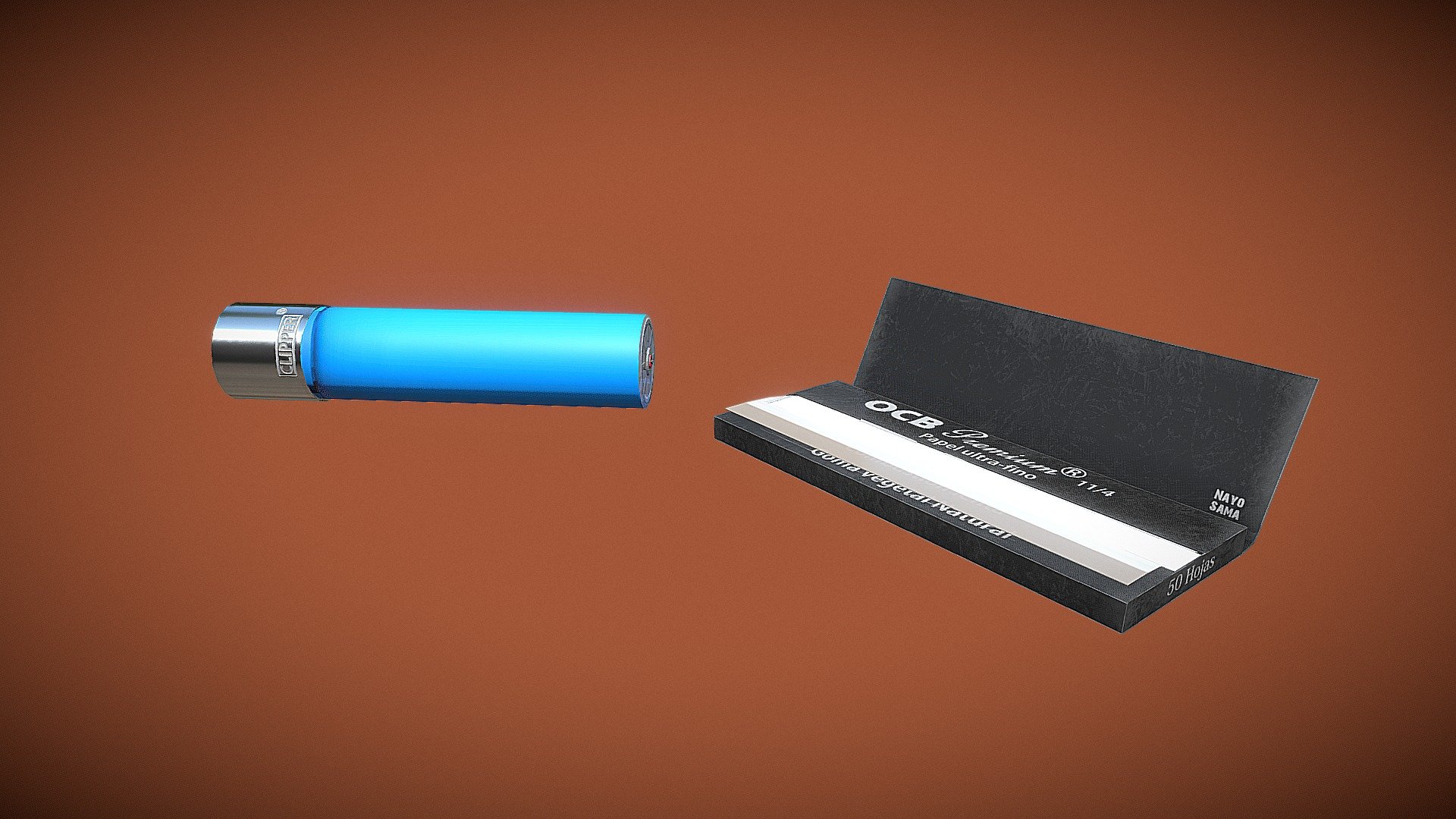OBJECTS AND PROPS: SMOKING PACK (REALISTIC) - 3D model by Nayo 3D ...