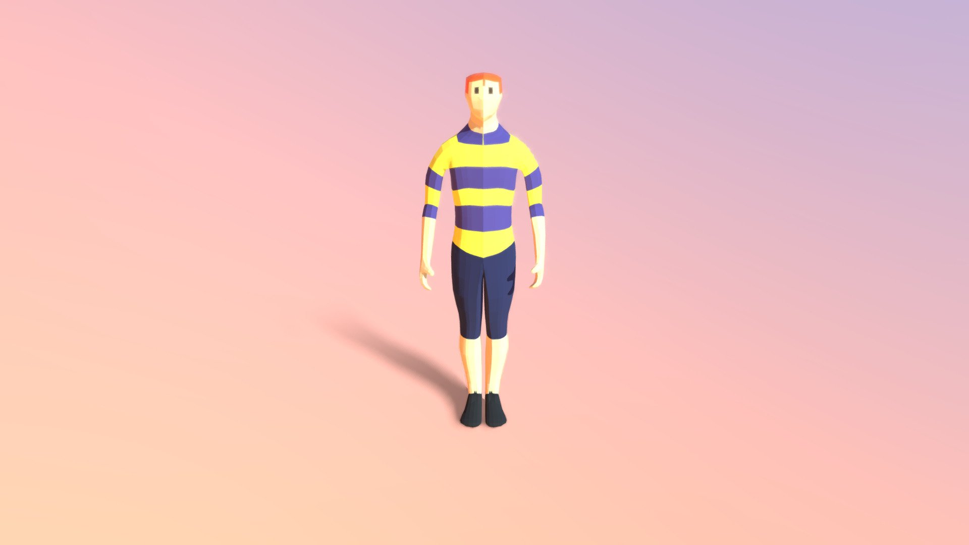 Kid low poly character animated - 3D model by Sith (@Leonardo.Codamo ...