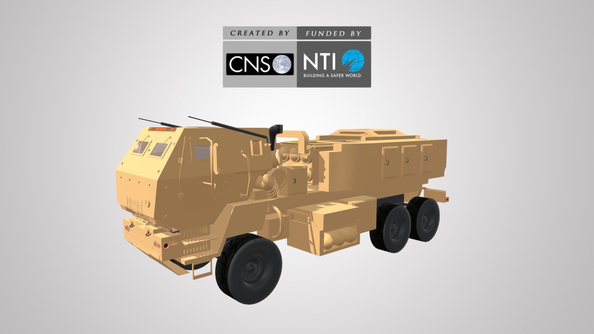 High Mobility Artillery Rocket System (HIMARS) - 3D model by ...