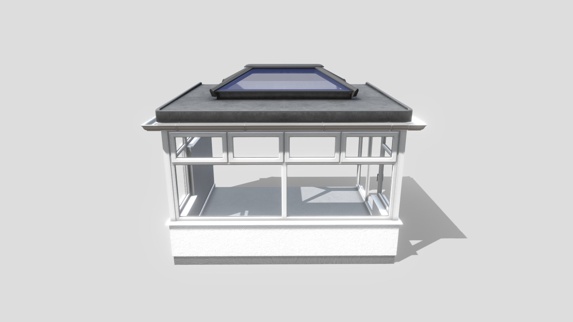 Flat Roof Conservatory 3500x3000 - 3D model by Levick&Jenkin (@Levick ...