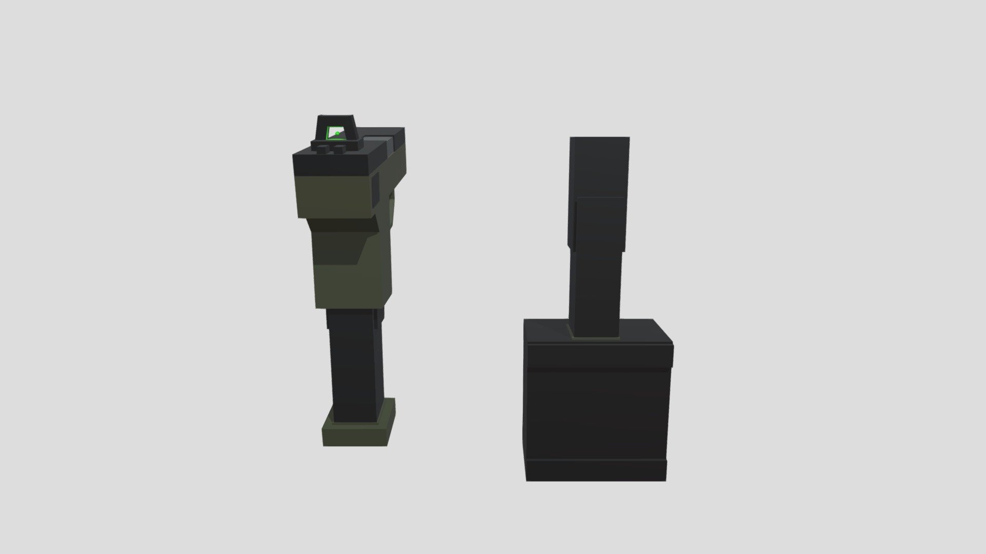 Low Poly Glock! - Download Free 3D model by Nozzy2z [6b7bafa] - Sketchfab