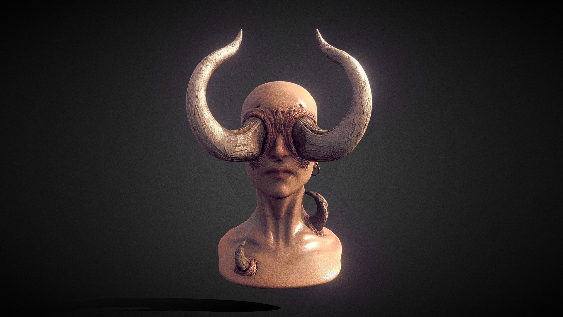 Horns for Eyes - 3D model by Reidicus [6b7c437] - Sketchfab