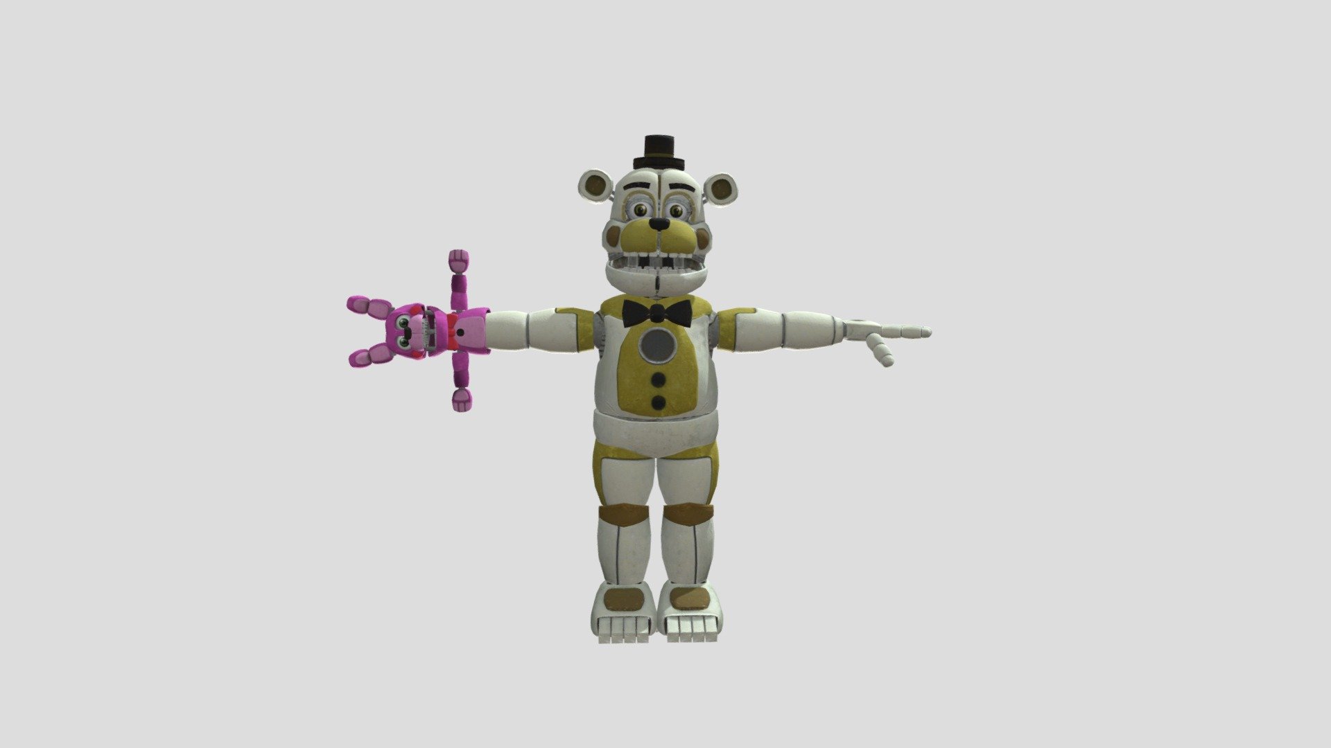 Funtime Yenndo Help Wanted - Download Free 3D model by Captain Allen ...