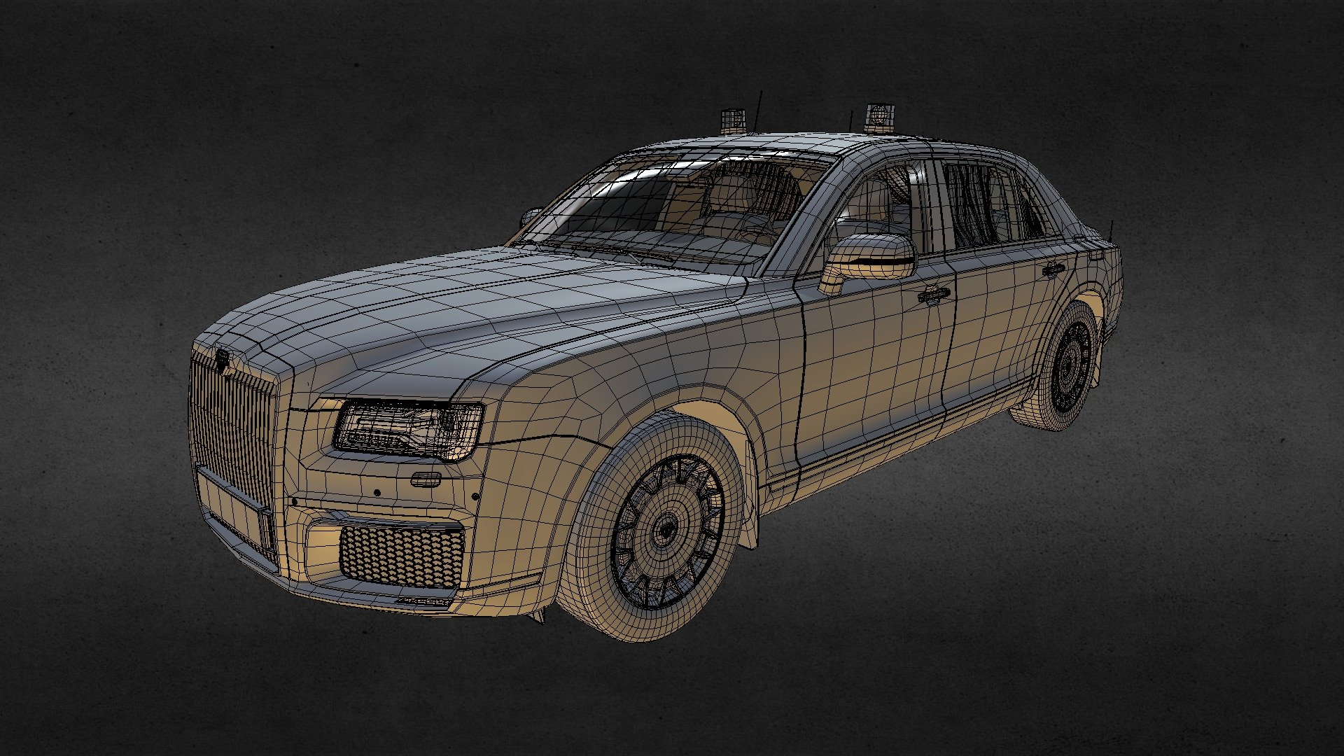 Aurus Senat - 3D model by gav (@gav11) [6b832fc] - Sketchfab