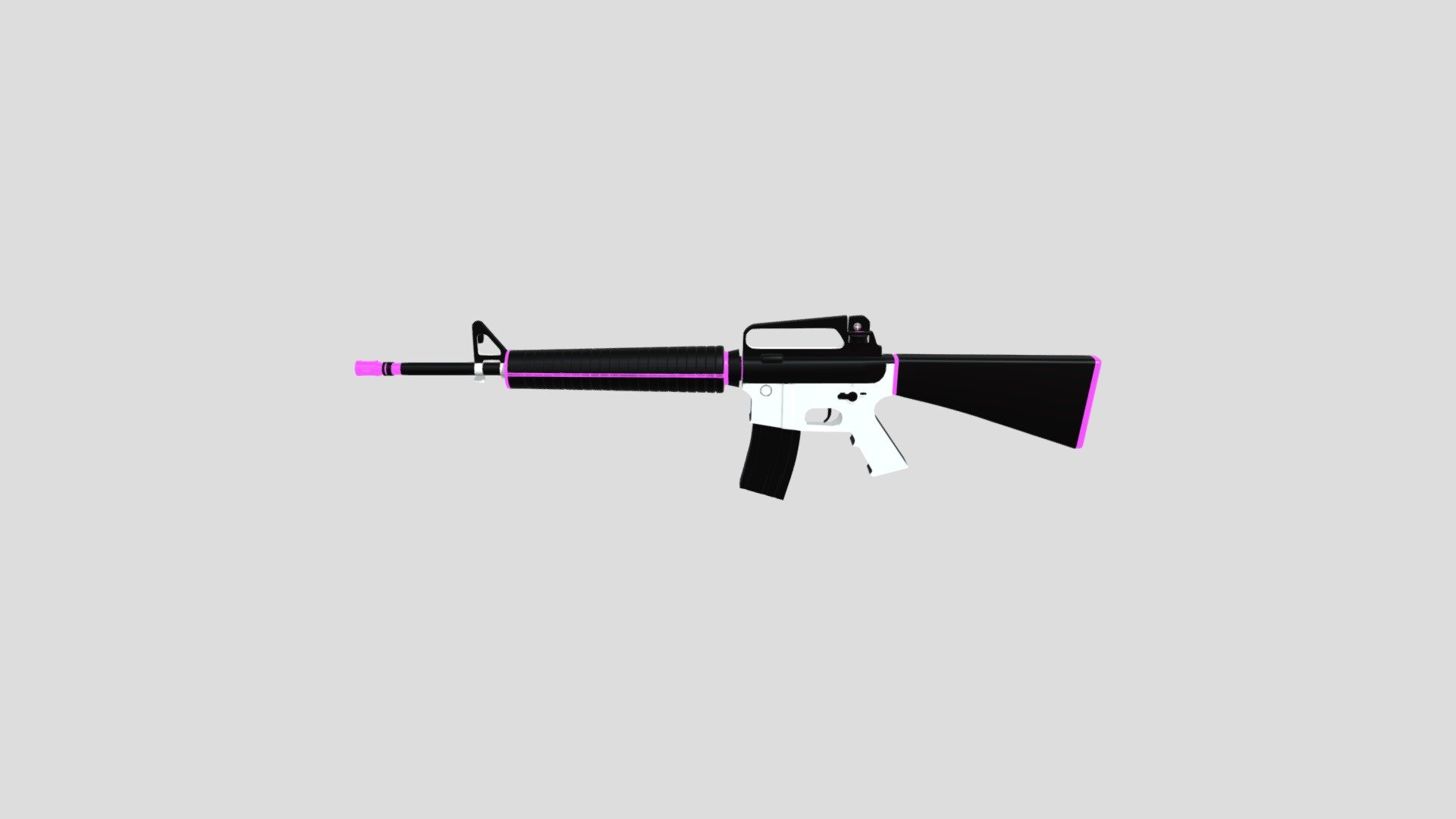M16 Assault Rifle - 3D model by CheesyMcBiscuit [6b8391f] - Sketchfab