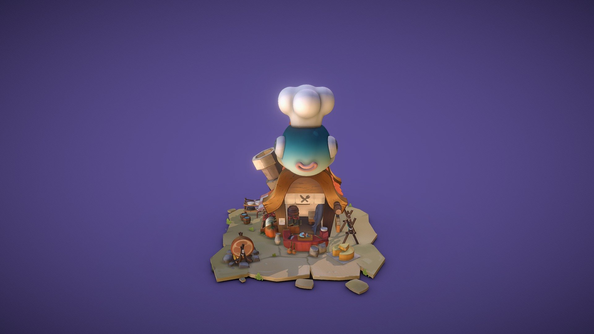 Fish Shop - 3D model by Miguel_Ángel (@masuarez776) [6b8597c] - Sketchfab