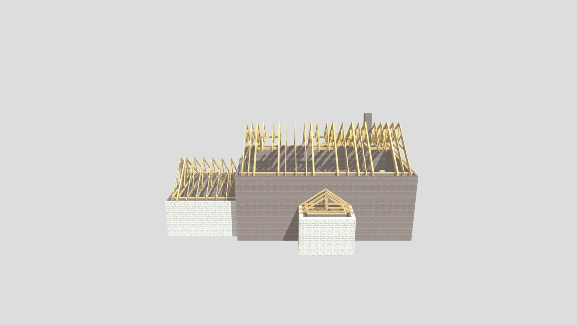 J O' Rourke Truss Roof - Download Free 3D model by Dermf [6b85a8d ...