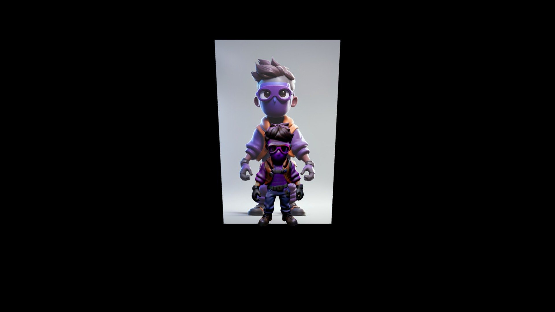 a close up of a toy figure of a person wearing a - Download Free 3D ...