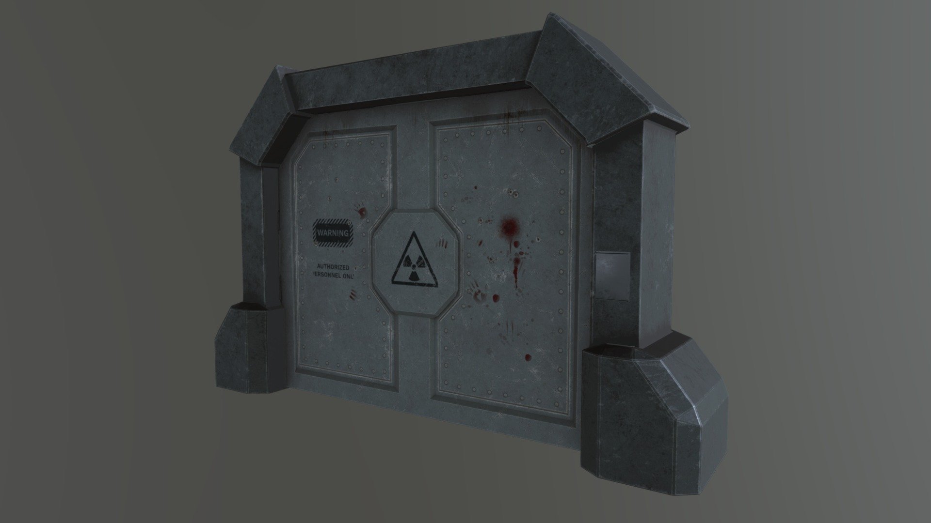 Futuristic Door - 3D model by caroline-loubier [6b8600c] - Sketchfab