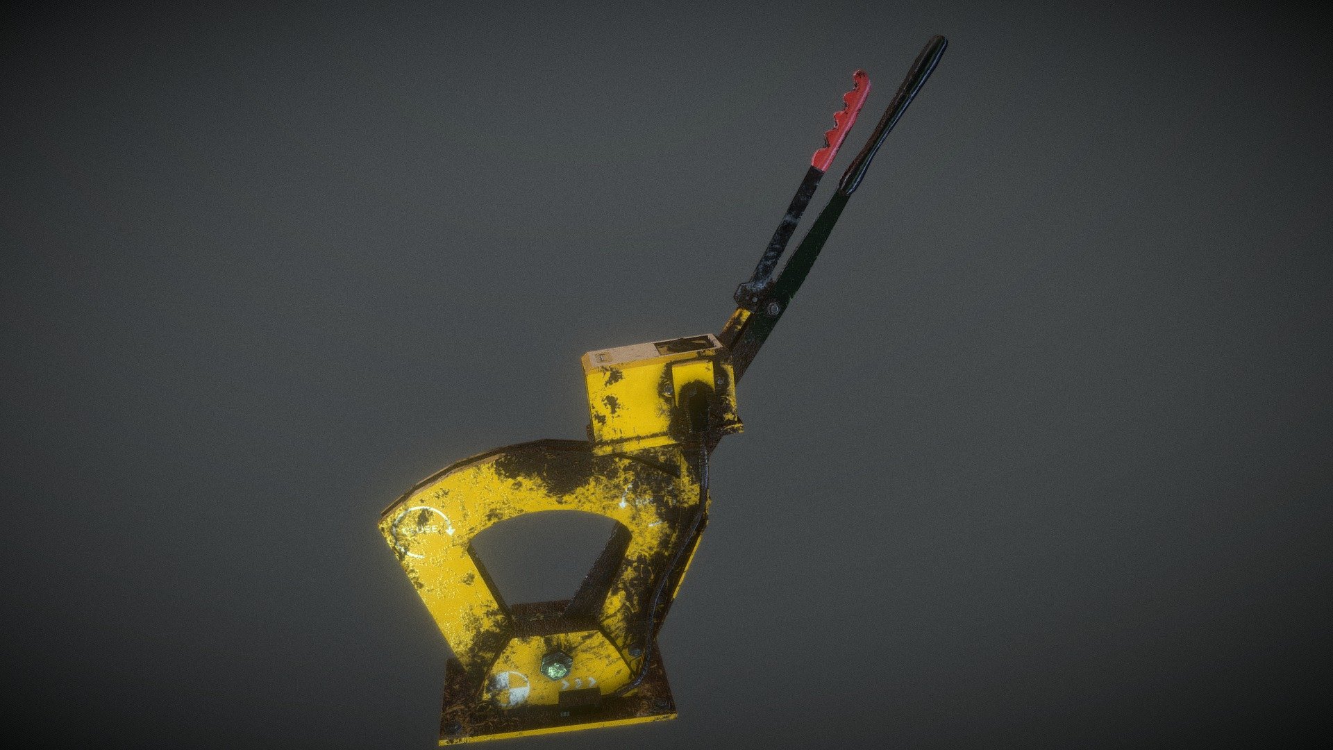 Industrial Machine Control Lever - Download Free 3D model by Amine ...