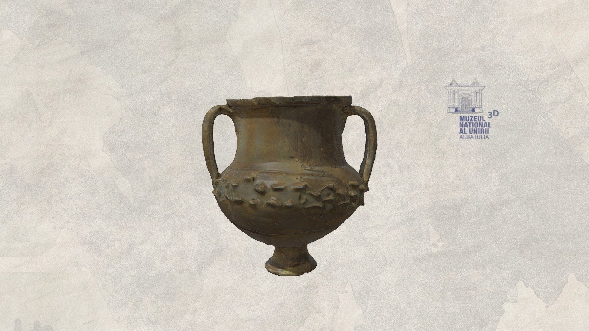 Vas Glazurat Mic R11735 - 3D model by Muzeul Național al Unirii Alba ...