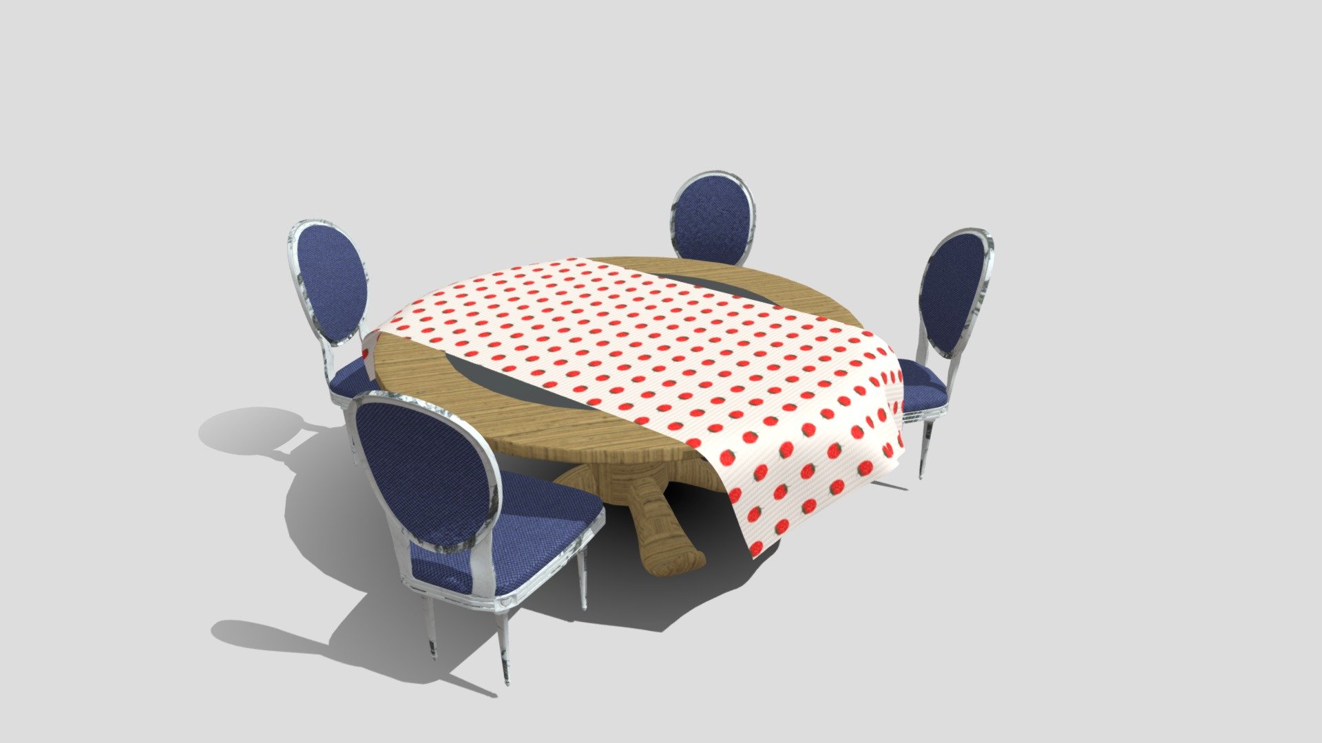 3D Dining Table - Download Free 3D model by yashrajput440v [6b8a2ca ...