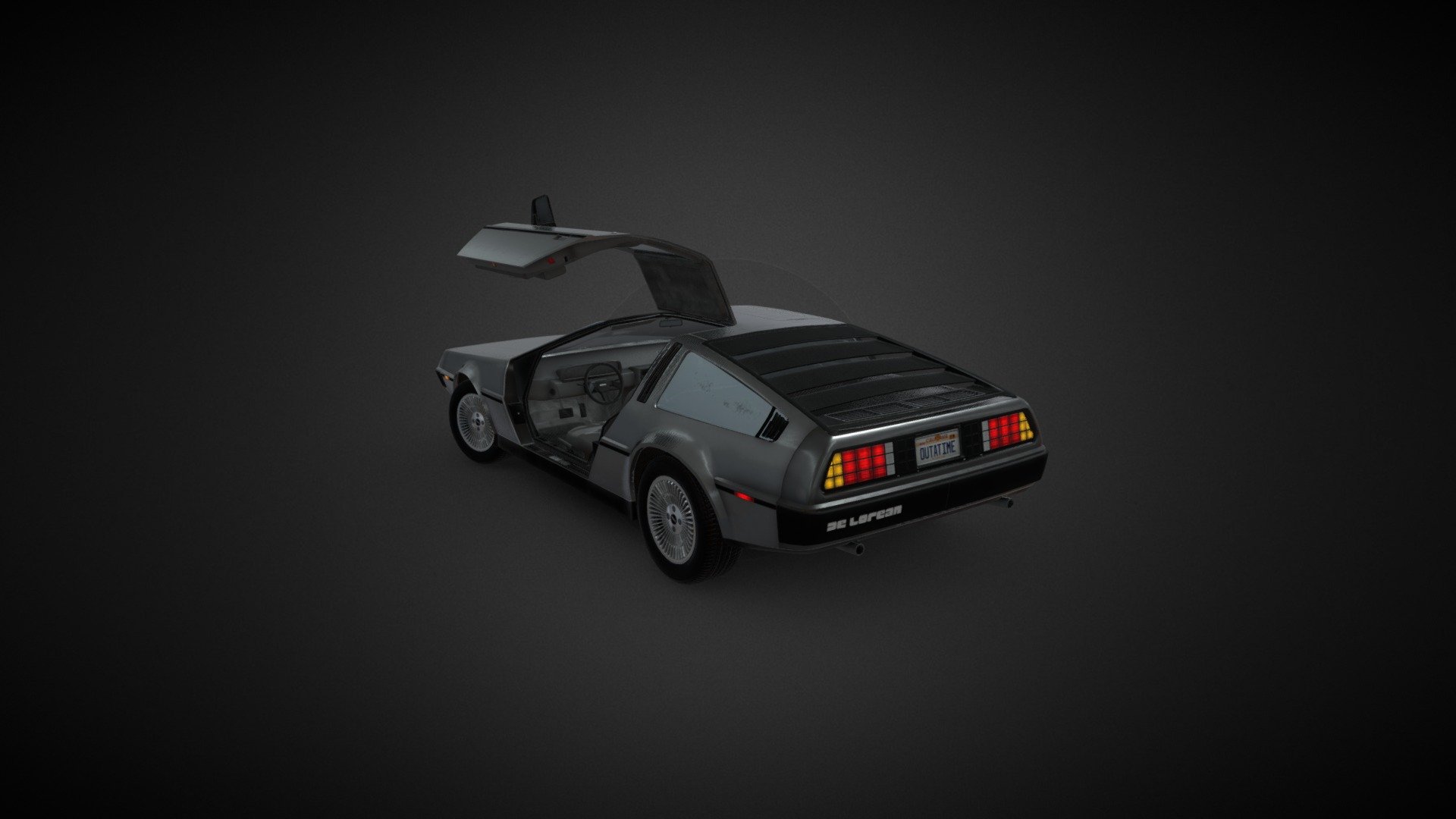 Delorean2K - 3D model by Helija [6b8aeb8] - Sketchfab