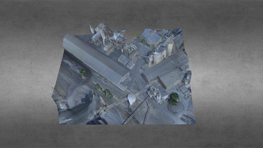 Cement and Aggregate Plant - 3D model by PSE - Dronos (@dronosinc ...