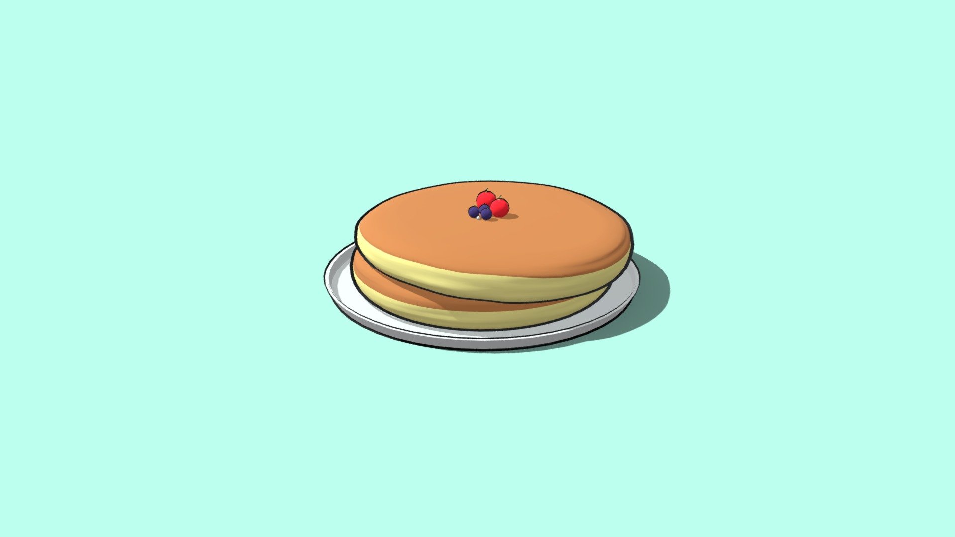 Pancake - Download Free 3D model by porgy [6b8bad6] - Sketchfab