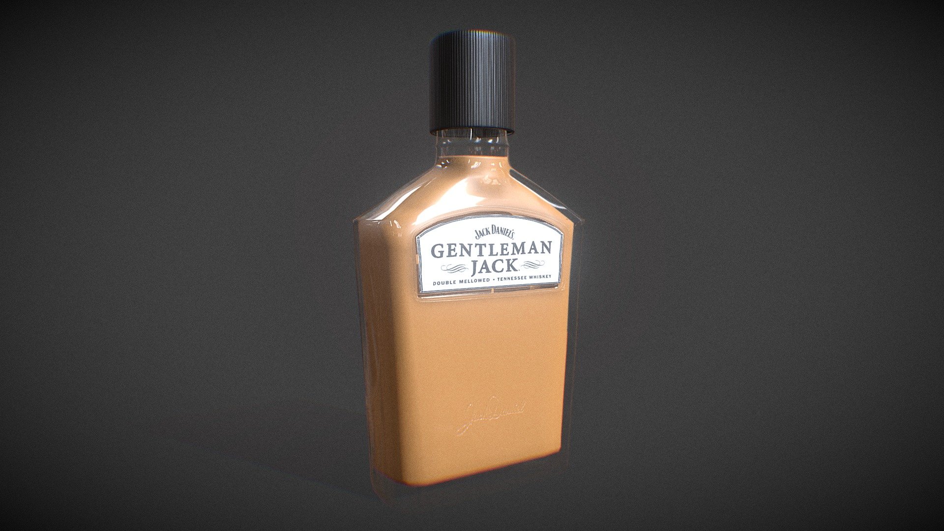 Gentleman Jack Whiskey - 3D model by Artificial Marvin (@artmarvin ...