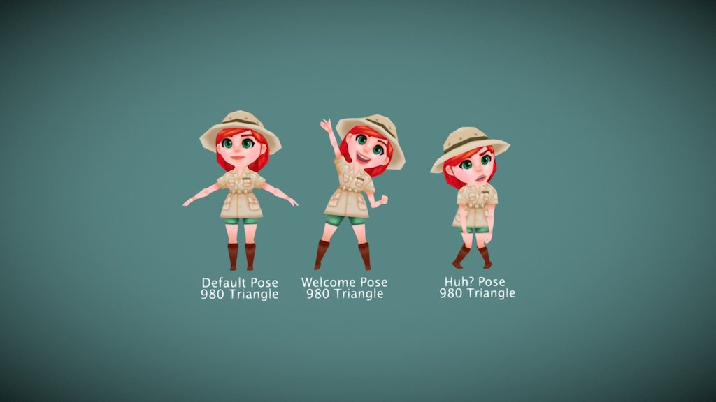 Zoo Keeper - 3D model by danielkim3d [6b8d664] - Sketchfab