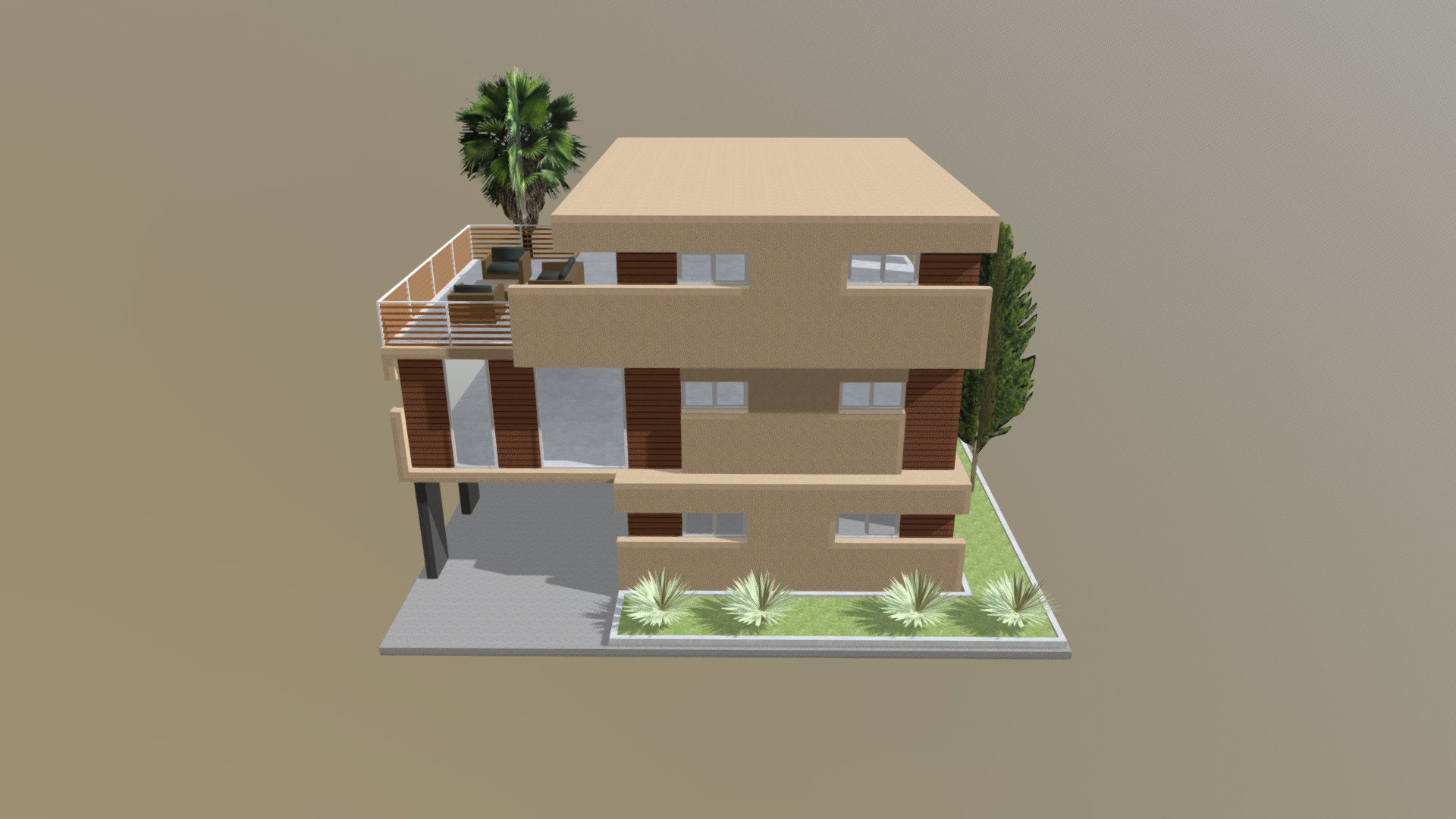 Casa 3D - 3D model by borializ [6b8d9d8] - Sketchfab