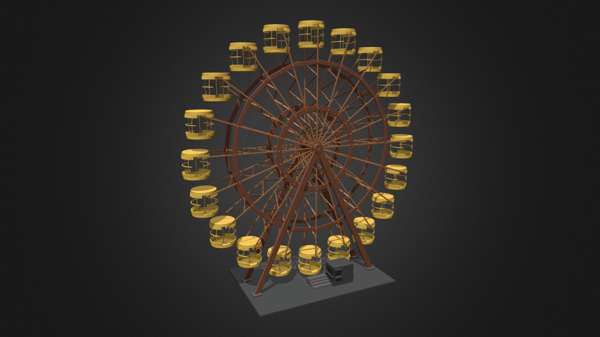 Pripyat's big Wheel (Chernobyl) [SchoolWork] - 3D model by Kaam ...