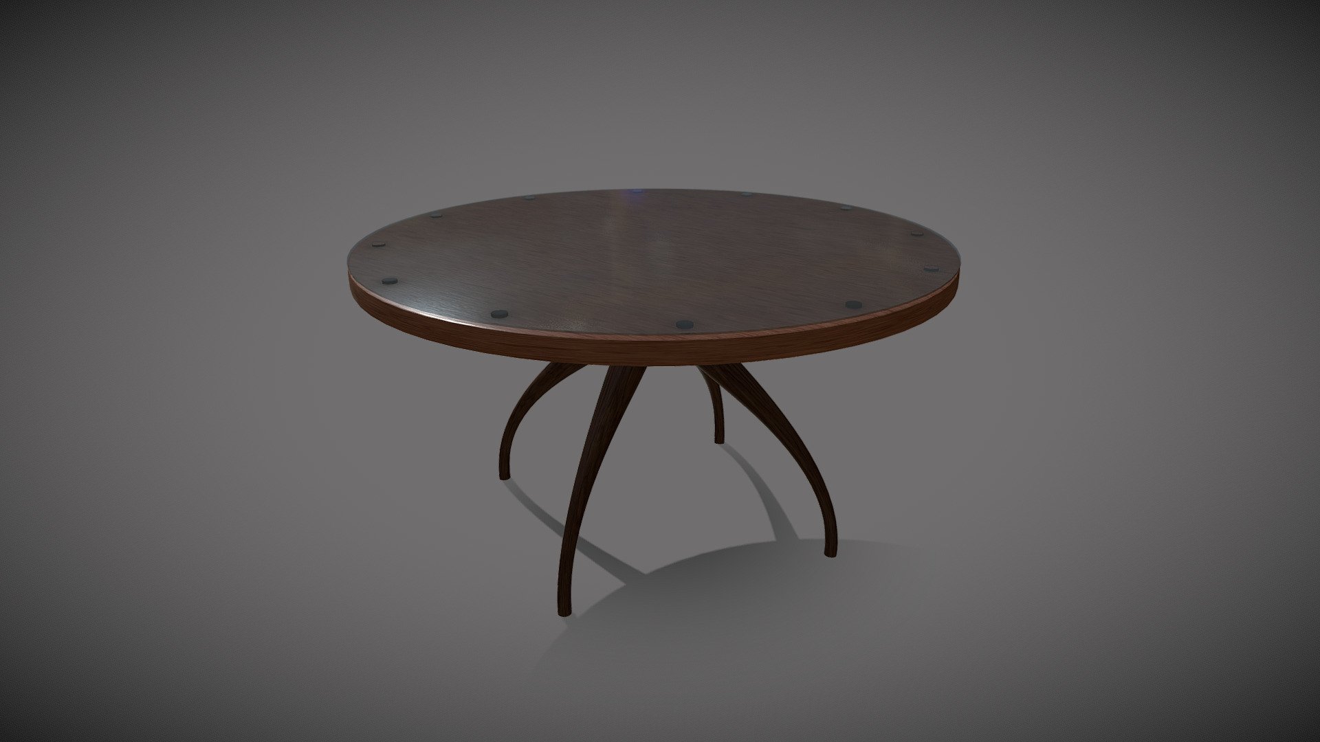 Round Glass Table - Download Free 3D model by Andrej Grave (@andrej ...