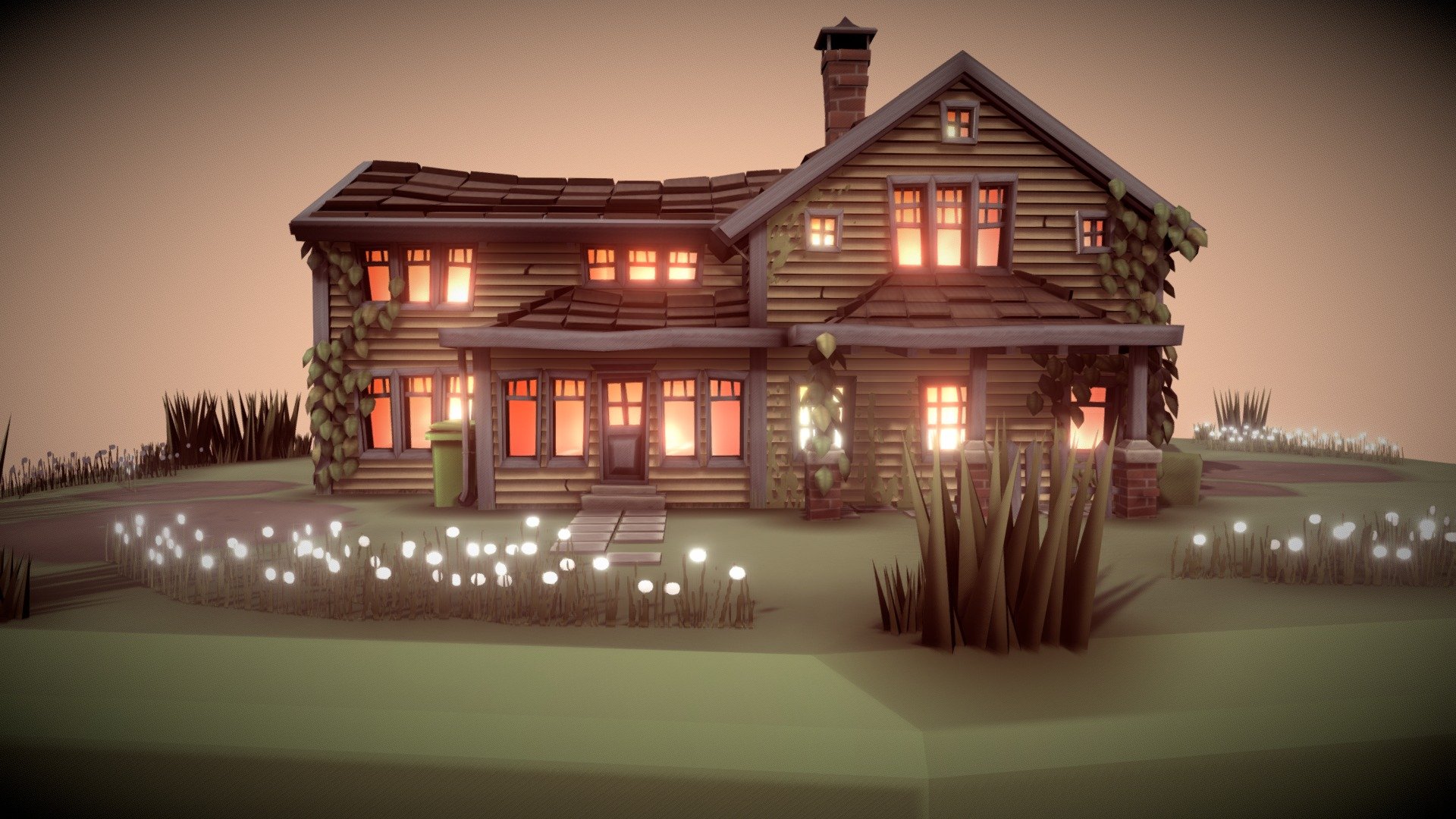 Stylized Abandoned Farmhouse - 3D model by ANDRIESvdHEIDE [6b90043 ...
