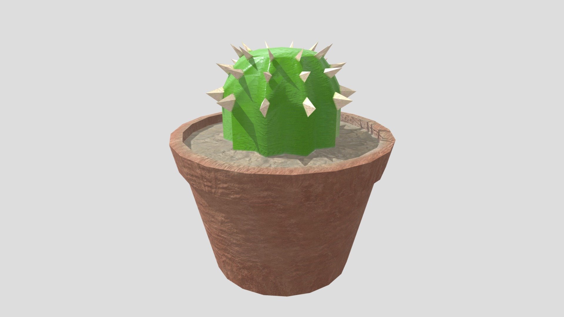 Cactus Plant - 3D model by Ellie Coker (@elliecoker) [6b903d9] - Sketchfab