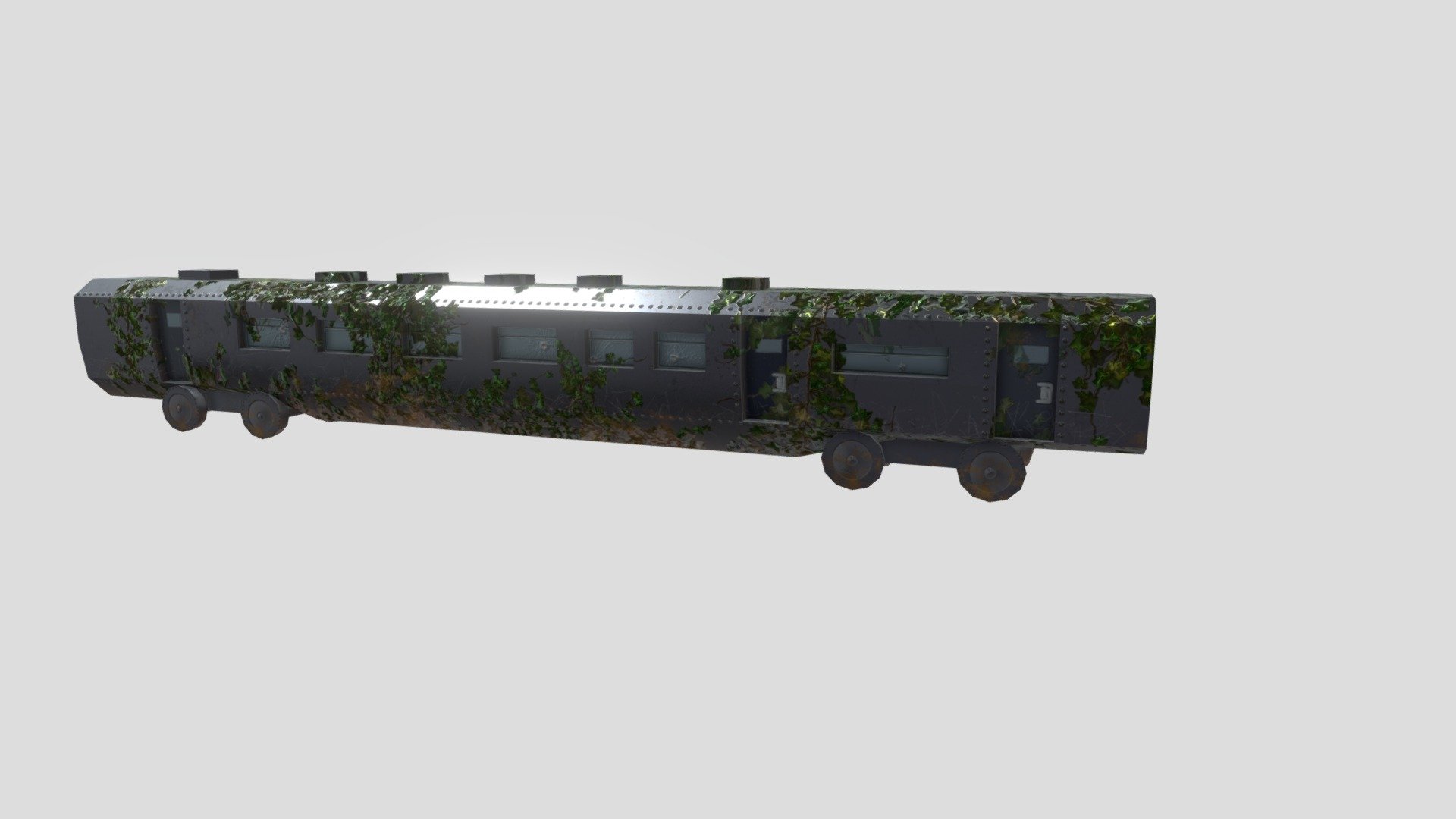 Apocalyptic Train Wagon - Download Free 3D model by Dumper23 [6b911d9 ...