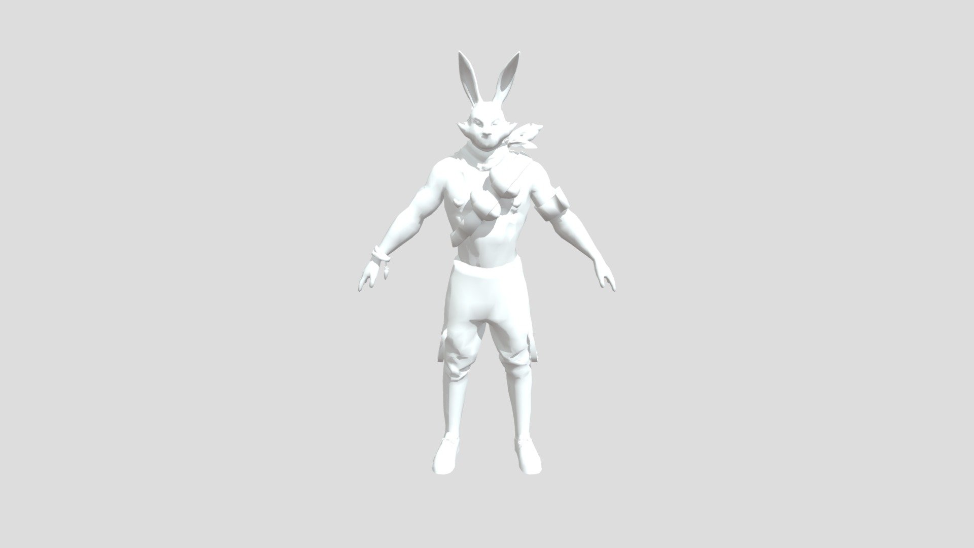 Free-fire-new-bunny-bundle-3d-model - 3D model by ...