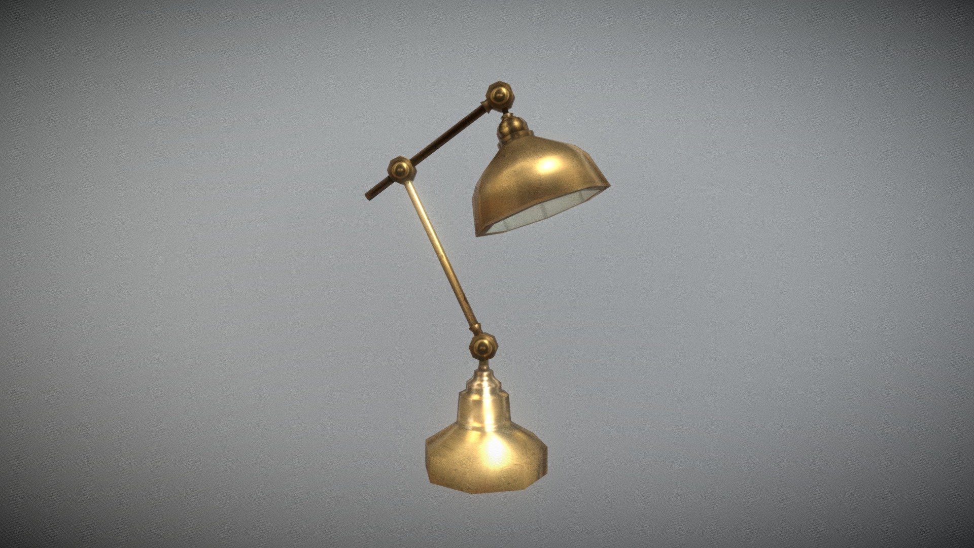 Victorian Desk Lamp - 3D model by FranzAlvior [6b930e5] - Sketchfab