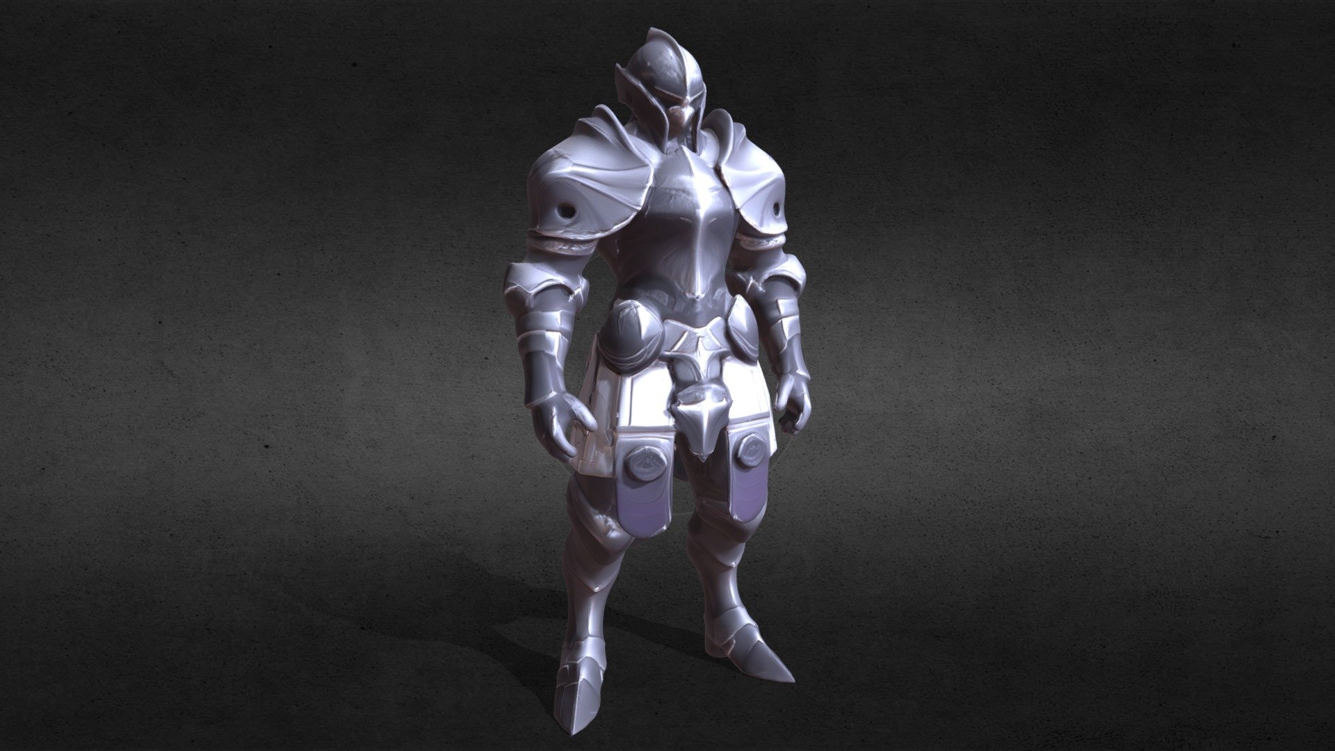 Souls-like game dark fantasy armored knight - Download Free 3D model by ...