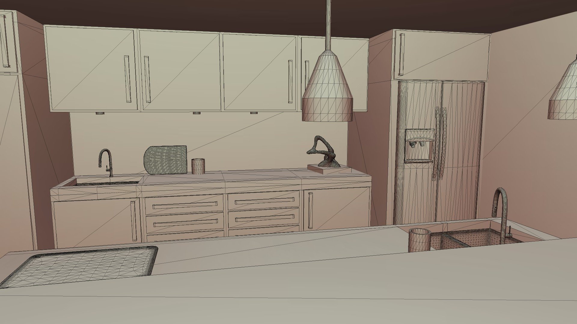 Kitchen - 3D model by Alan Mitchell (@AlanMitchell) [6b954db] - Sketchfab